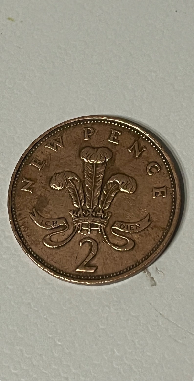 1971 2 Pence Coin Queen Elizabeth - Etsy