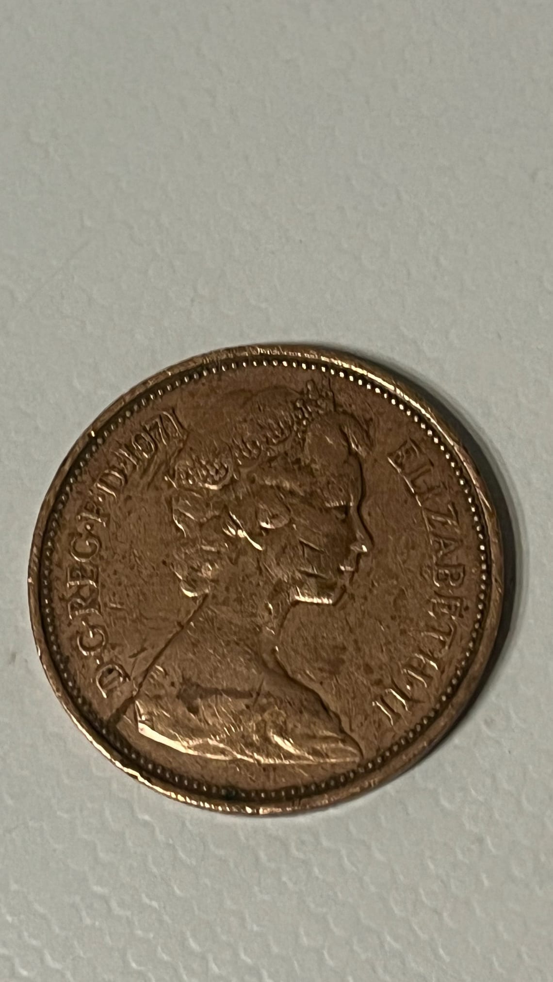 1971 2 Pence Coin Queen Elizabeth - Etsy