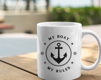 Every Day is a New Adventure Get Nauti Coffee Mug Nautical Birthday ...