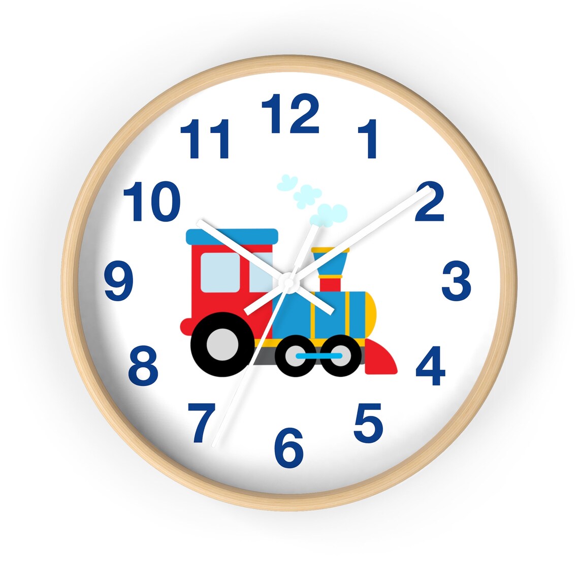 Train Wall Art for Kids Bedroom, Locomotive Nursery Décor, Gender ...