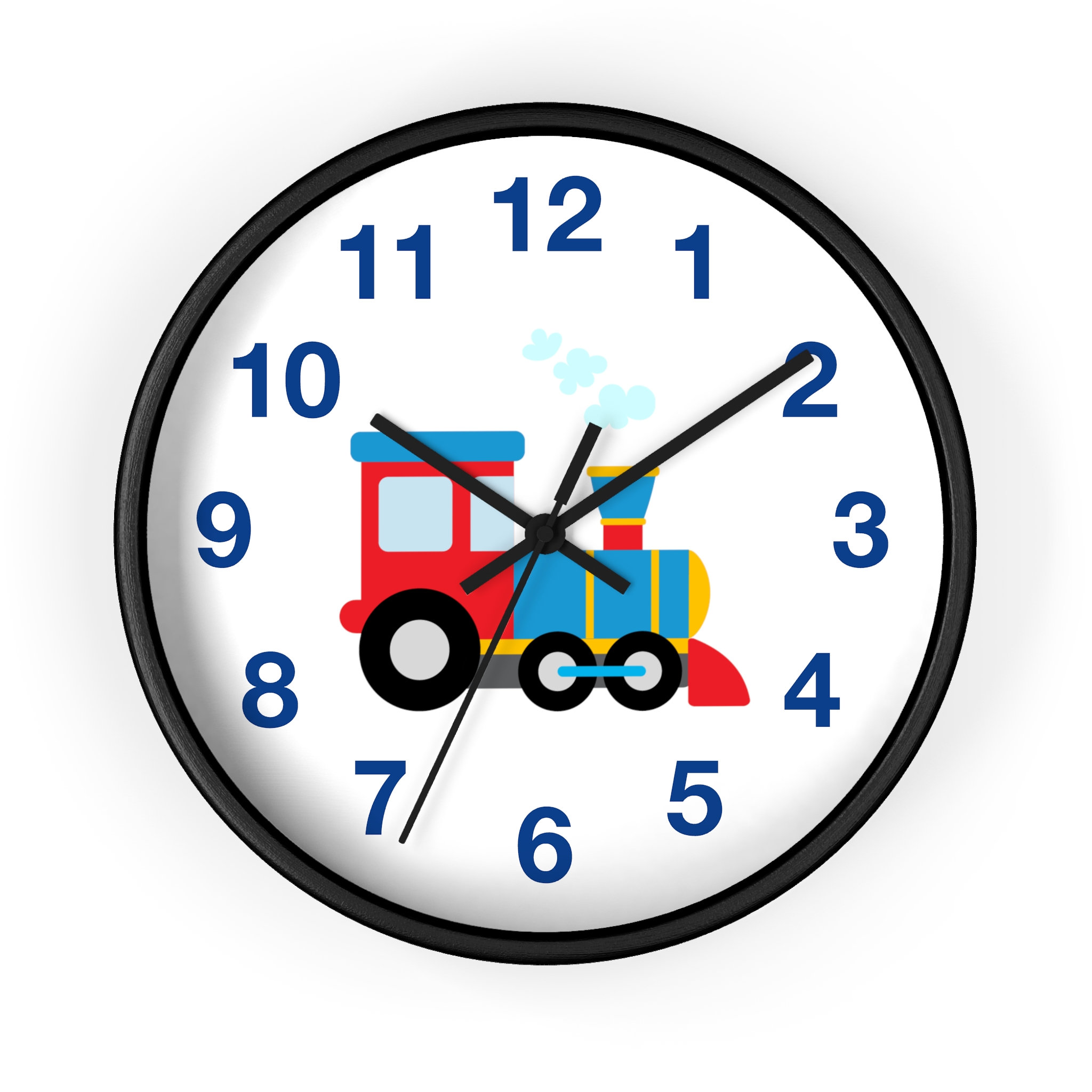 Train Wall Art for Kids Bedroom, Locomotive Nursery Décor, Gender ...
