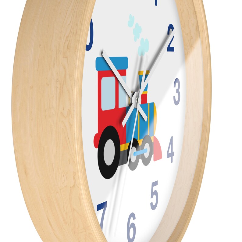 Train Wall Art for Kids Bedroom, Locomotive Nursery Décor, Gender ...