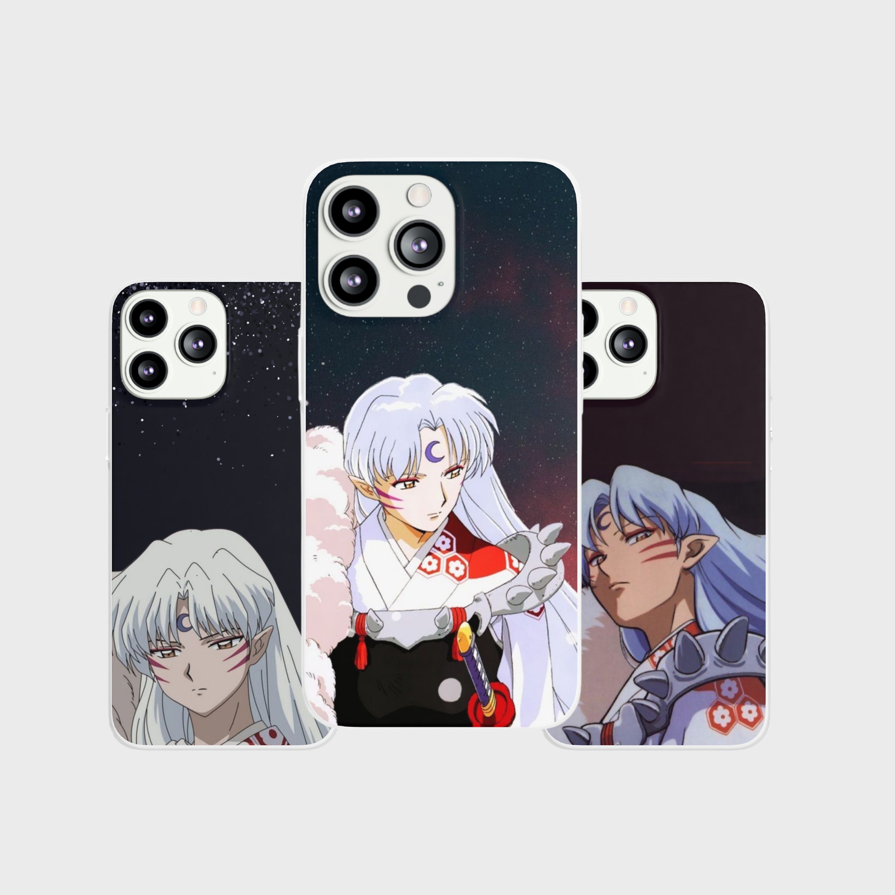 Inuyasha Anime Sesshomaru Phone Case, Japanese Anime Case, iPhone ...
