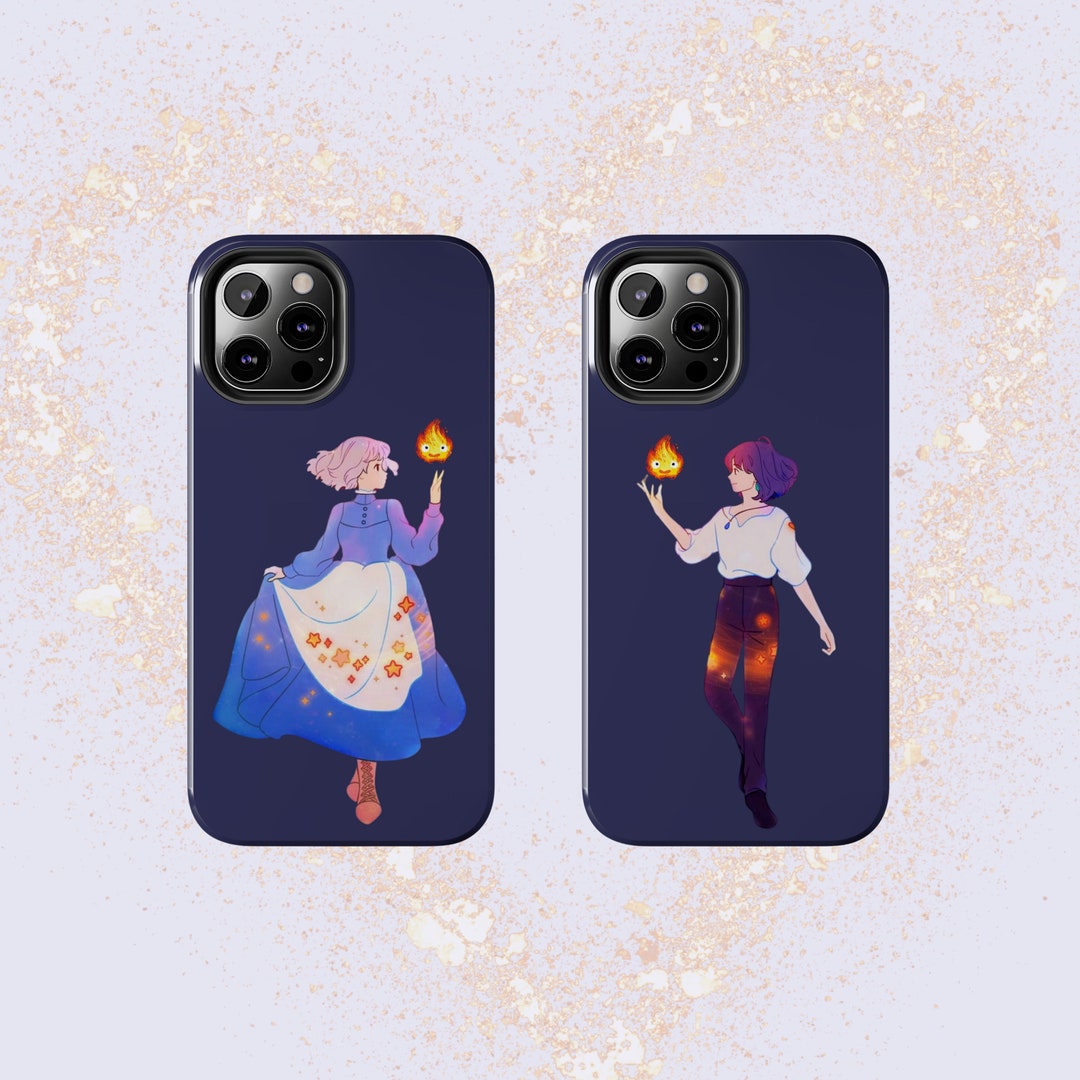 Howls Moving Castle Howl and Sophie Couple Merch Tough Phone Cases ...
