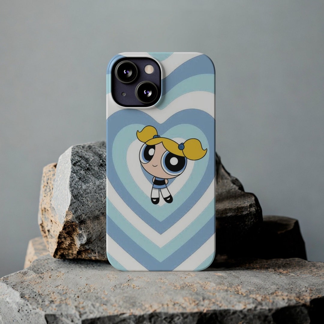 Cute Cartoon Ppuff Girls Phone Case Cute Girls Bubbles Case, Case Bubbles, Slim Phone Cases ...