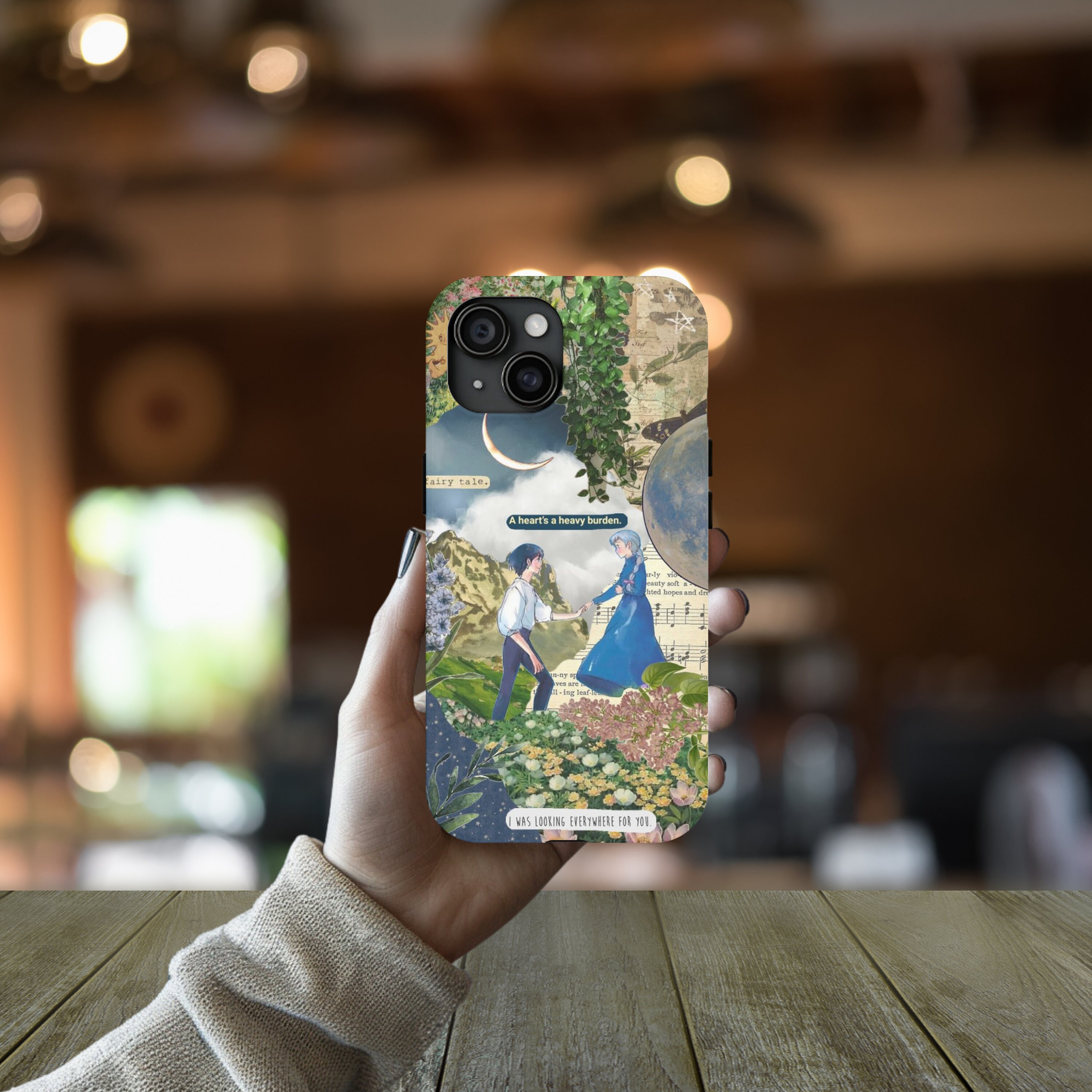Howl's Moving Castle Aesthetic Collage Studio Ghibli Tough Phone Cases ...