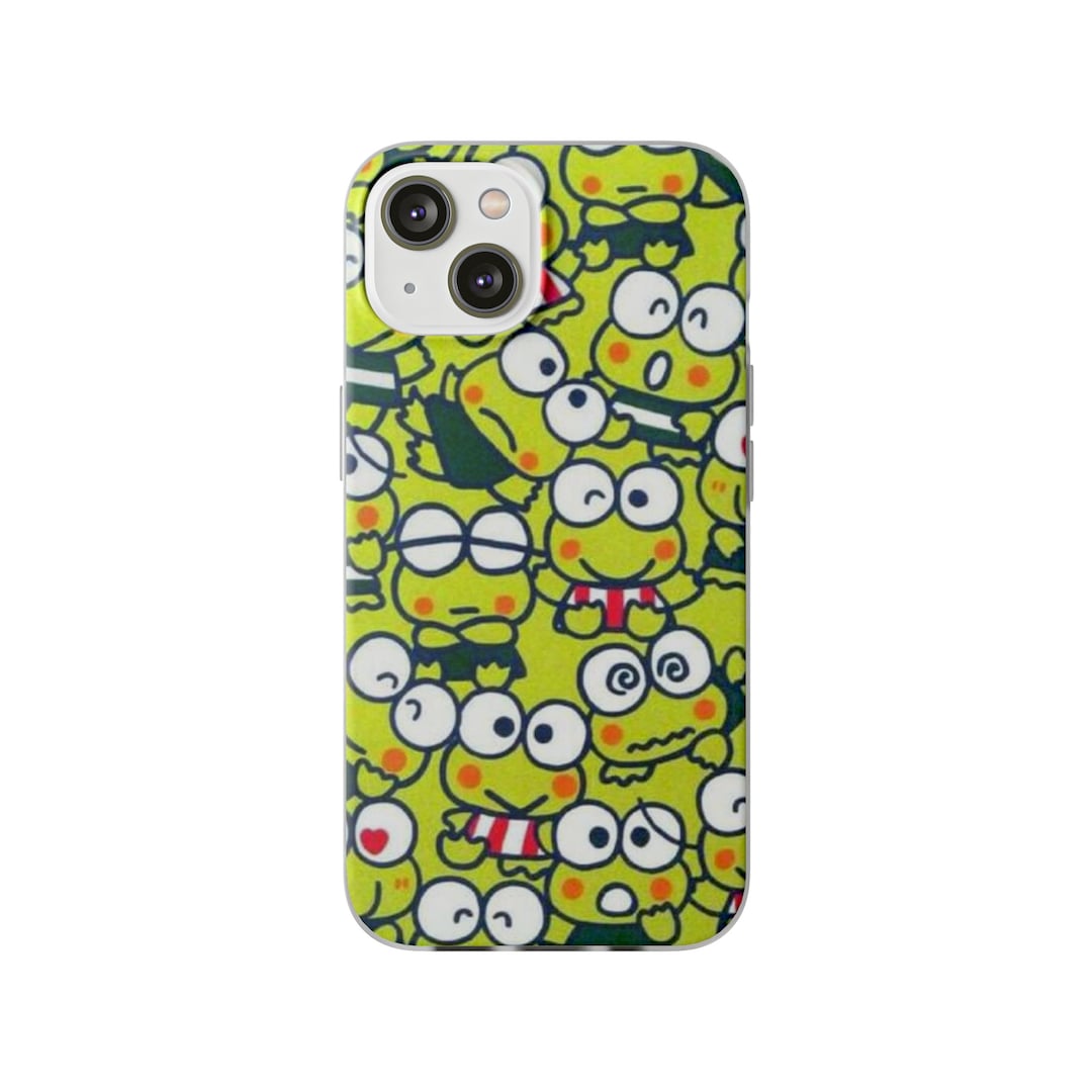 Cute Frog Keroppi Sanrio Flexi Cases, Casesiphone14,13,12,11,x,xr,xs ...