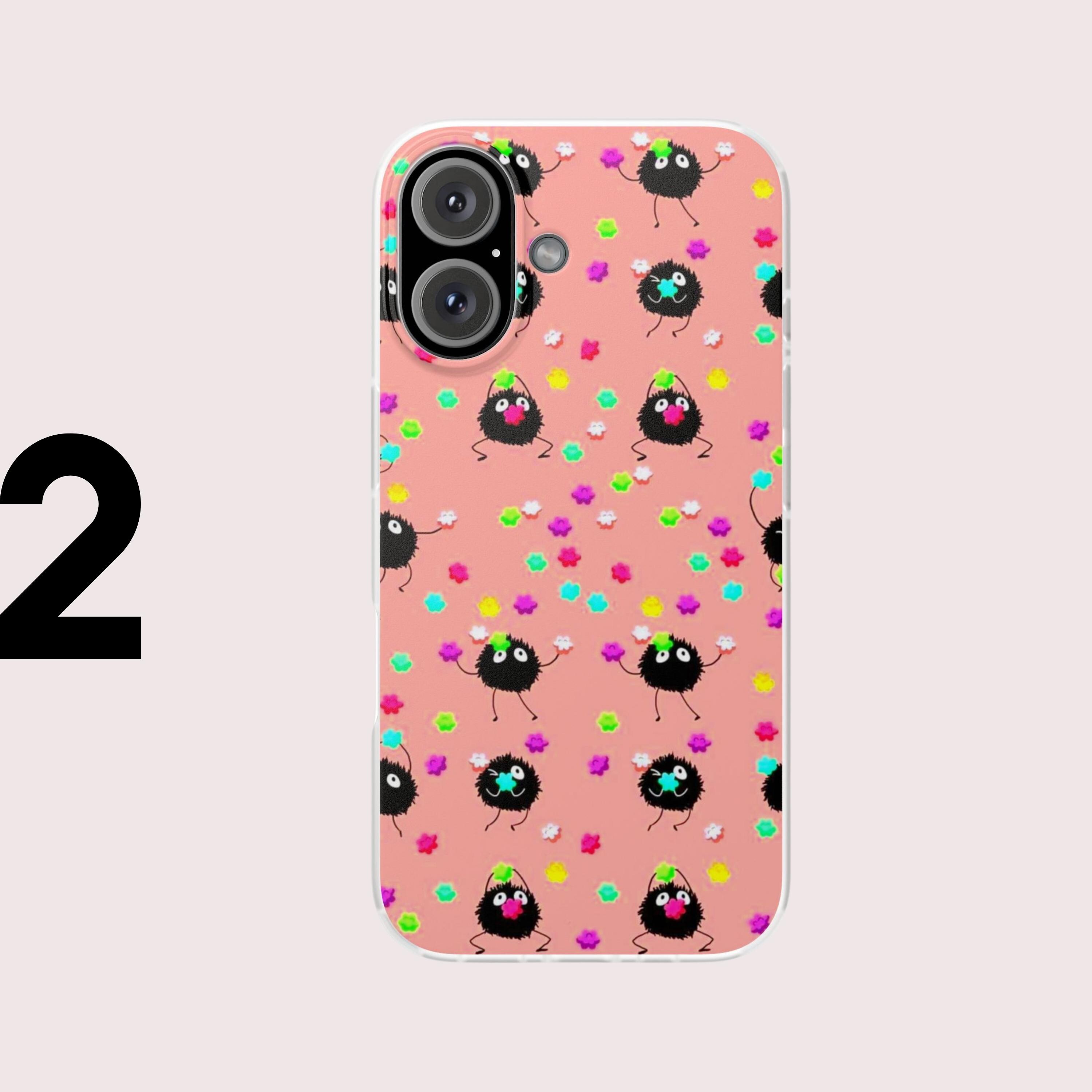 Spirited Away Susuwatari FLEXI Cases, Iphone14,13,12,11,x,xr,xs,mini ...