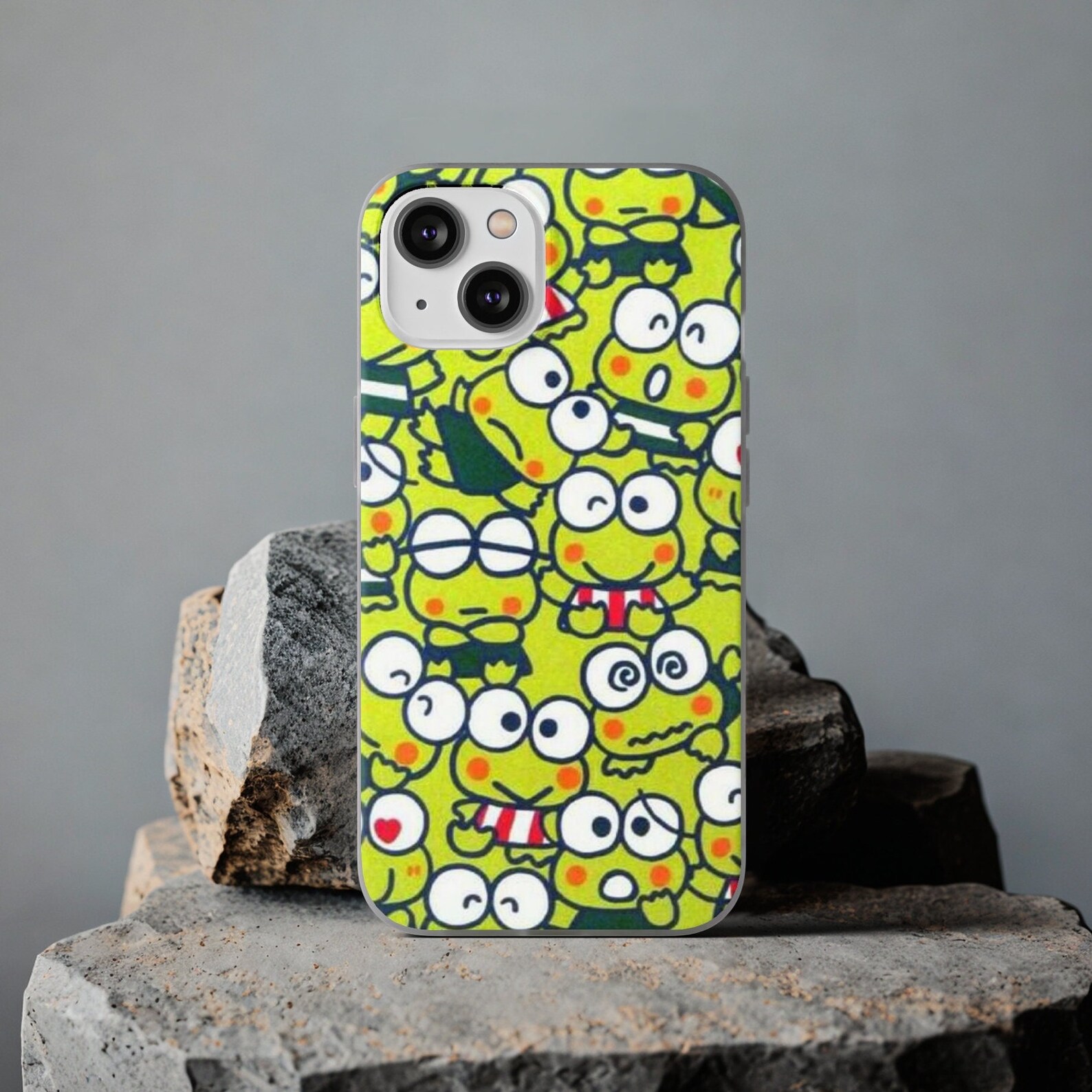 Cute Frog Keroppi Sanrio Flexi Cases, Casesiphone14,13,12,11,x,xr,xs ...