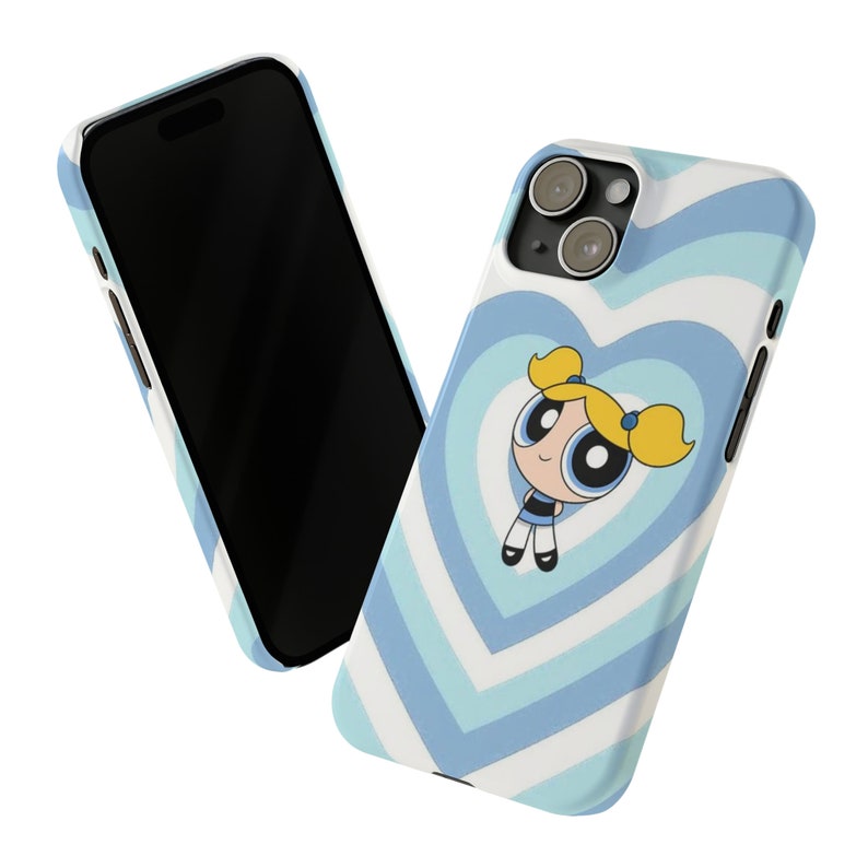 Cute Cartoon Ppuff Girls Phone Case Cute Girls Bubbles Case, Case ...