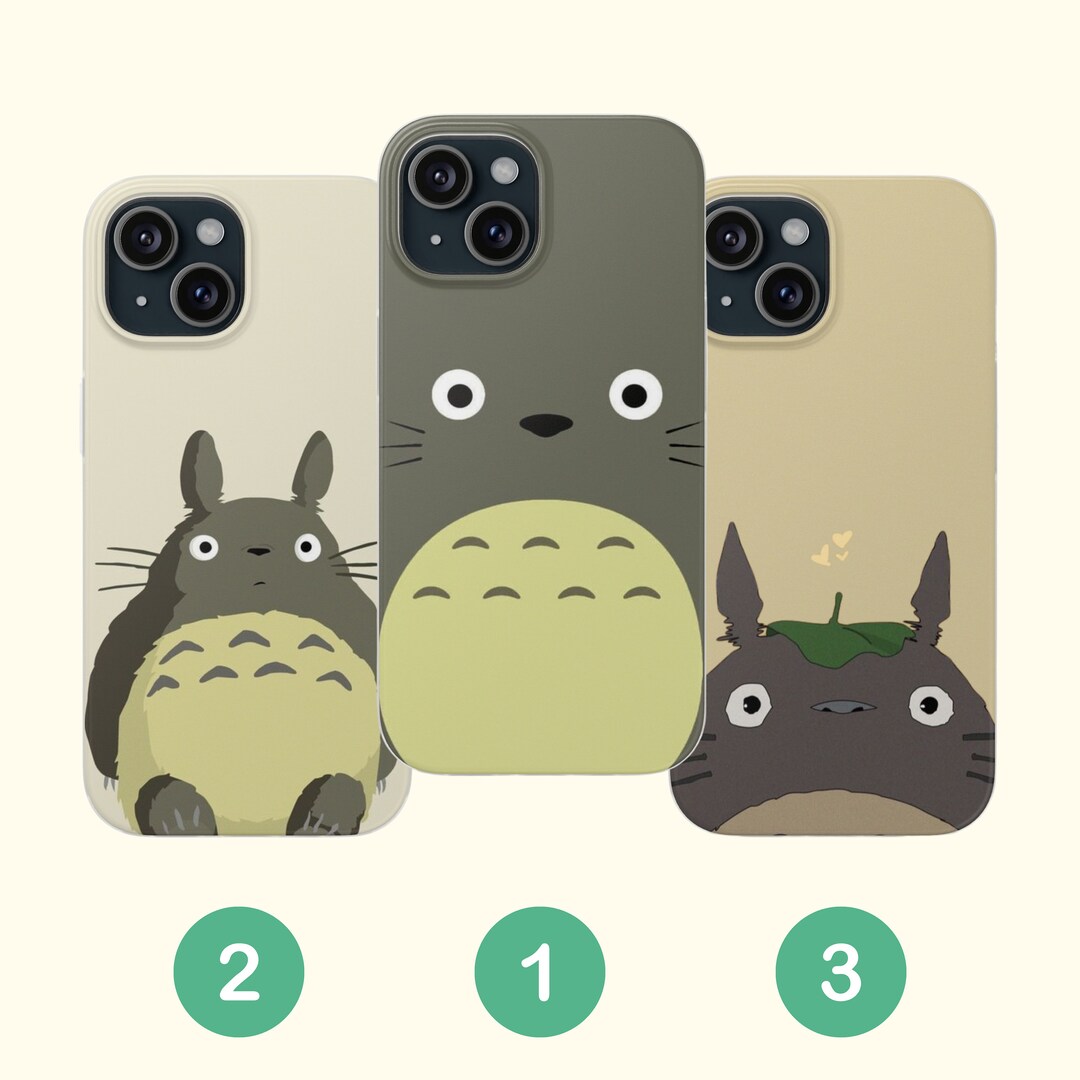 Totoro Phone Cases, Hayao Miyazaki, Ghibli Anime, Ghibligifts, Cute Cat ...