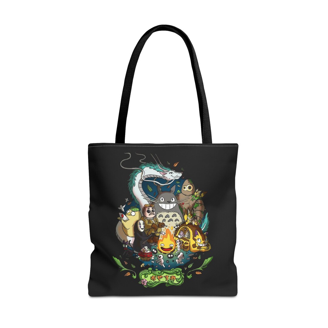 Studio Ghibli Tote Bag AOP, Spirited Away, Ponyo, Howls Moving Castle ...