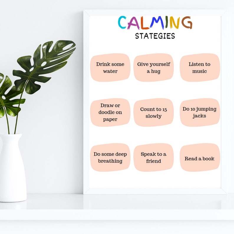 Calm Kids Printable Poster - Instant Download for Children, Homeschool ...
