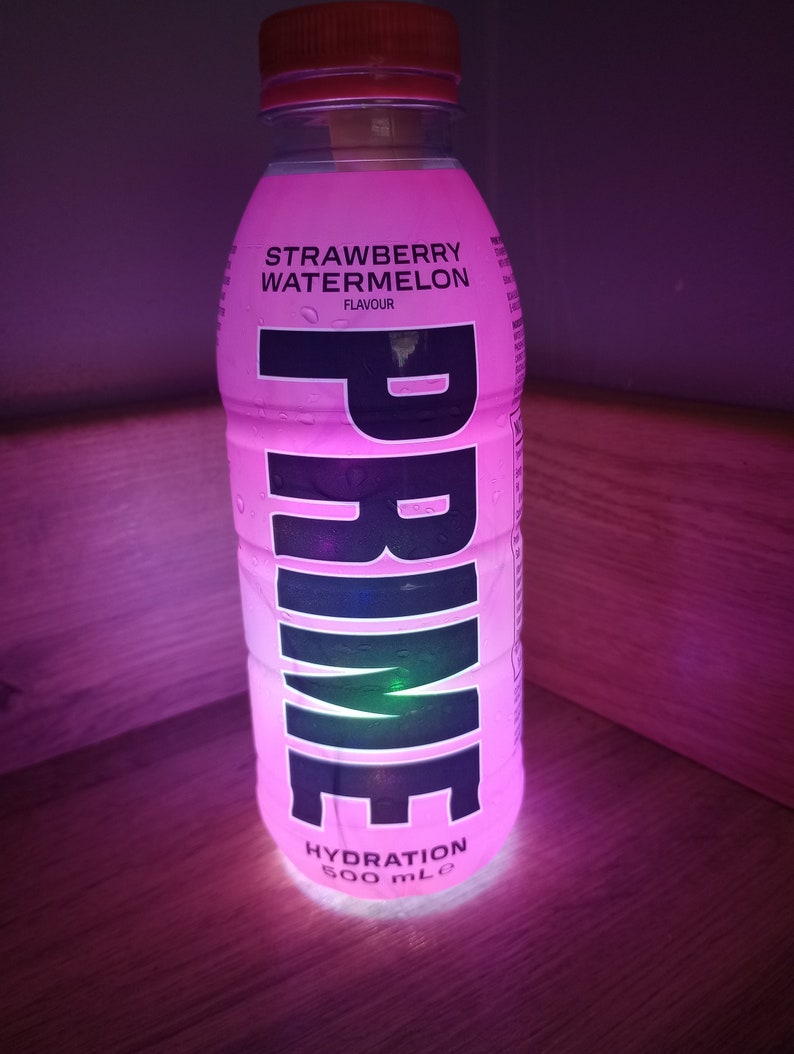 Light up Prime Bottles, Upcycled Prime Bottles, Light Bottles Prime ...