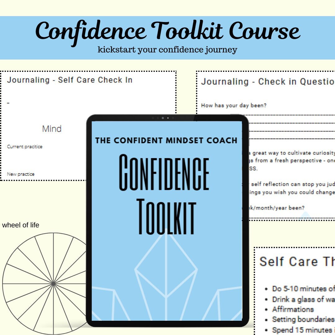 Confidence Toolkit Digital Download Course Boost Self-esteem With ...