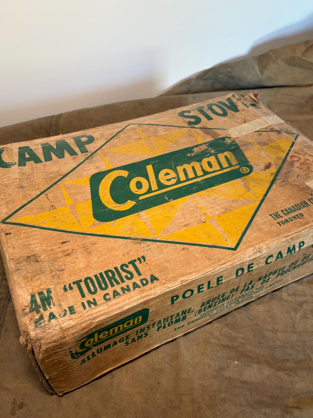 COLEMAN “tourist” Model 4M Made in Canada Campstove With Original Box ...