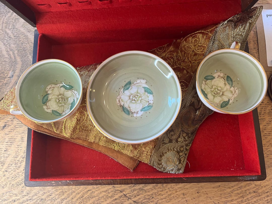 Set of 2 Susie Cooper Bone China Tea Cups and Saucers - Etsy