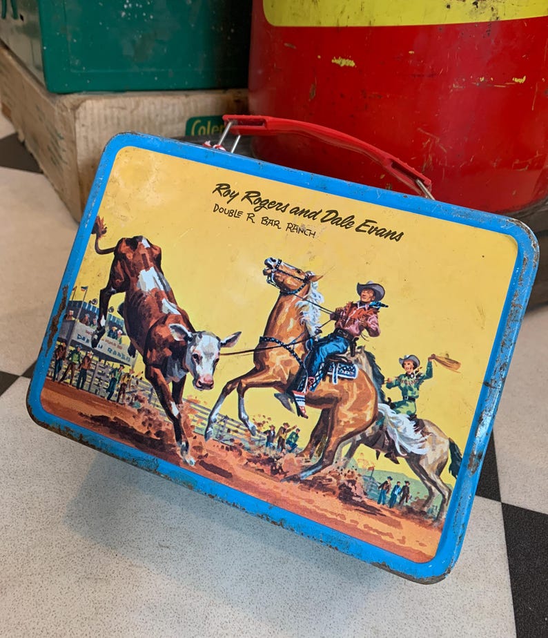 Roy Rogers and Dale Evans Double R Bar Ranch Lunchbox - Without Thermos ...
