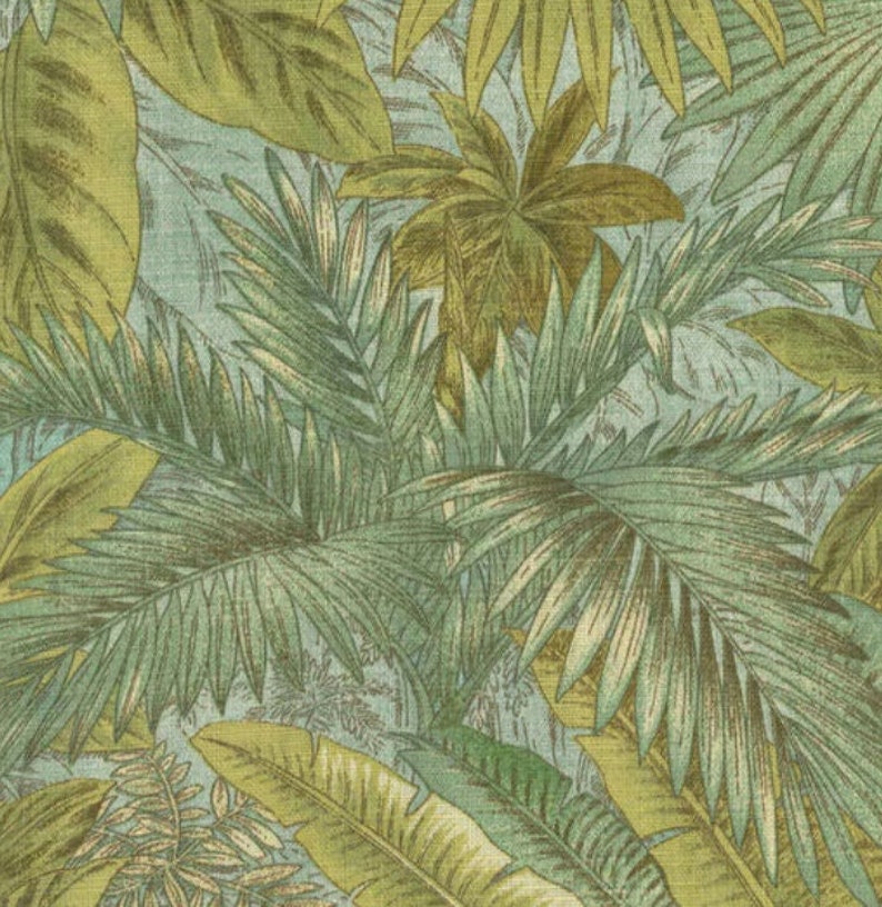 Fabric Remnant 16" L X 54" W "tommy Bahama Outdoor Fabric Bahamian ...