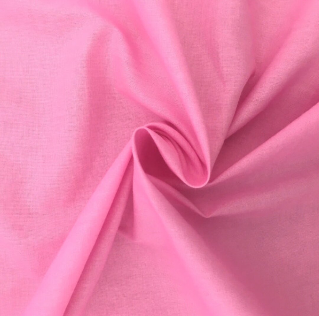 Fabric Remnant 19 L X 58 W Baby Pink Fabric Quilting Cotton Fabric ...