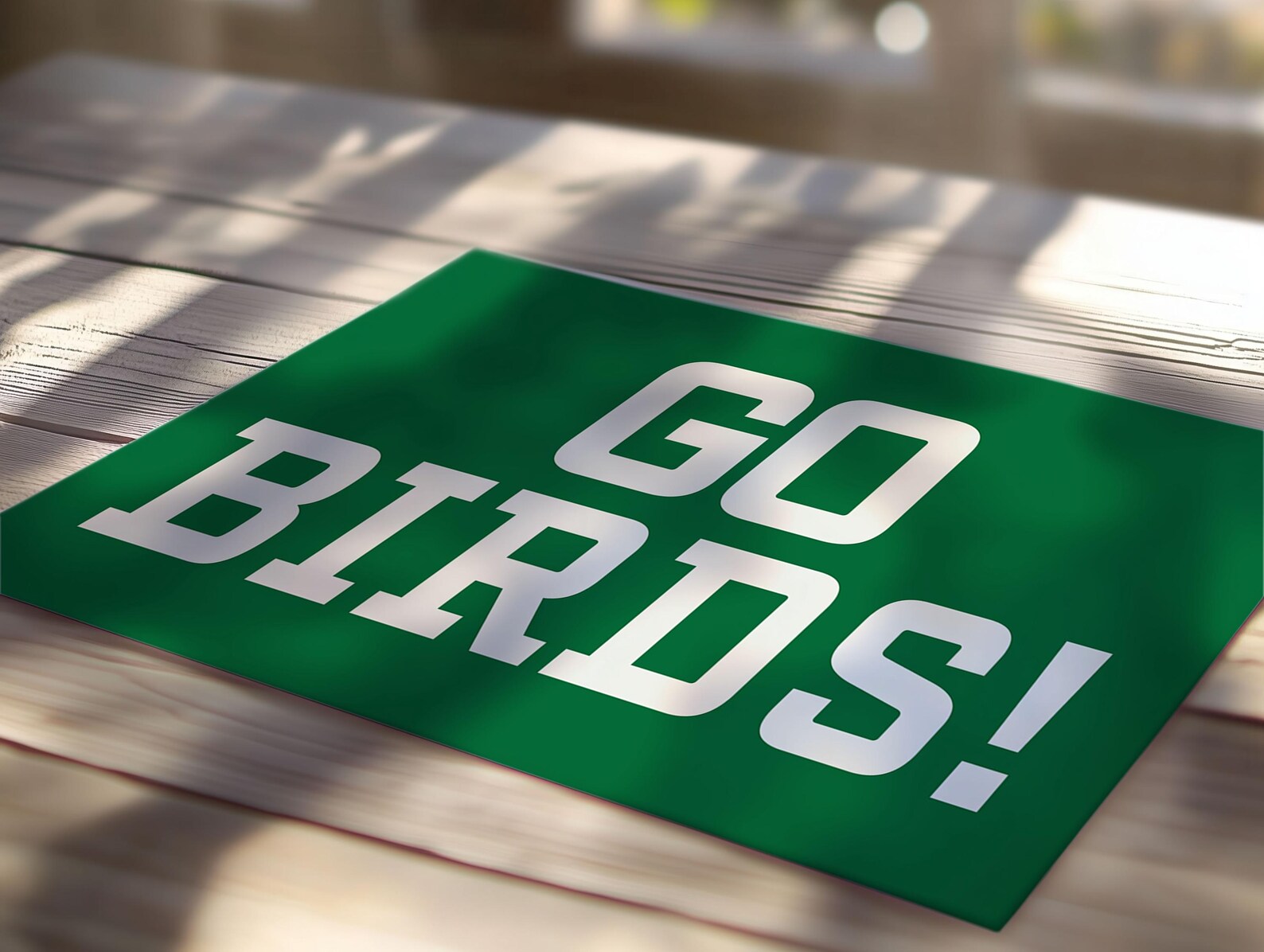 Go Birds! Philadelphia Eagles Throwback Poster: Kelly Green Retro ...