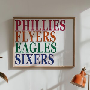 PRINTABLE | Instant Download Philadelphia Phillies + Flyers + Eagles ...