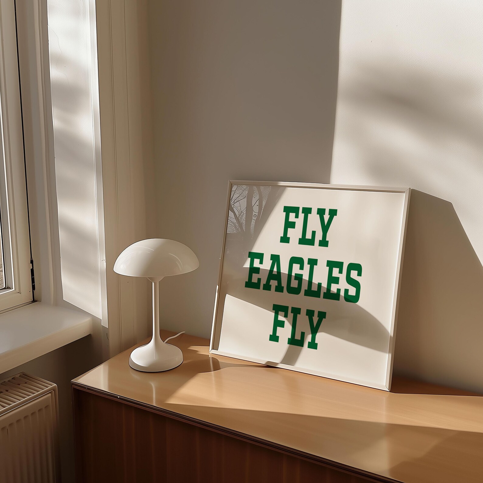 Fly Eagles Fly Poster: Retro Philly Sports Art (instant Download ...