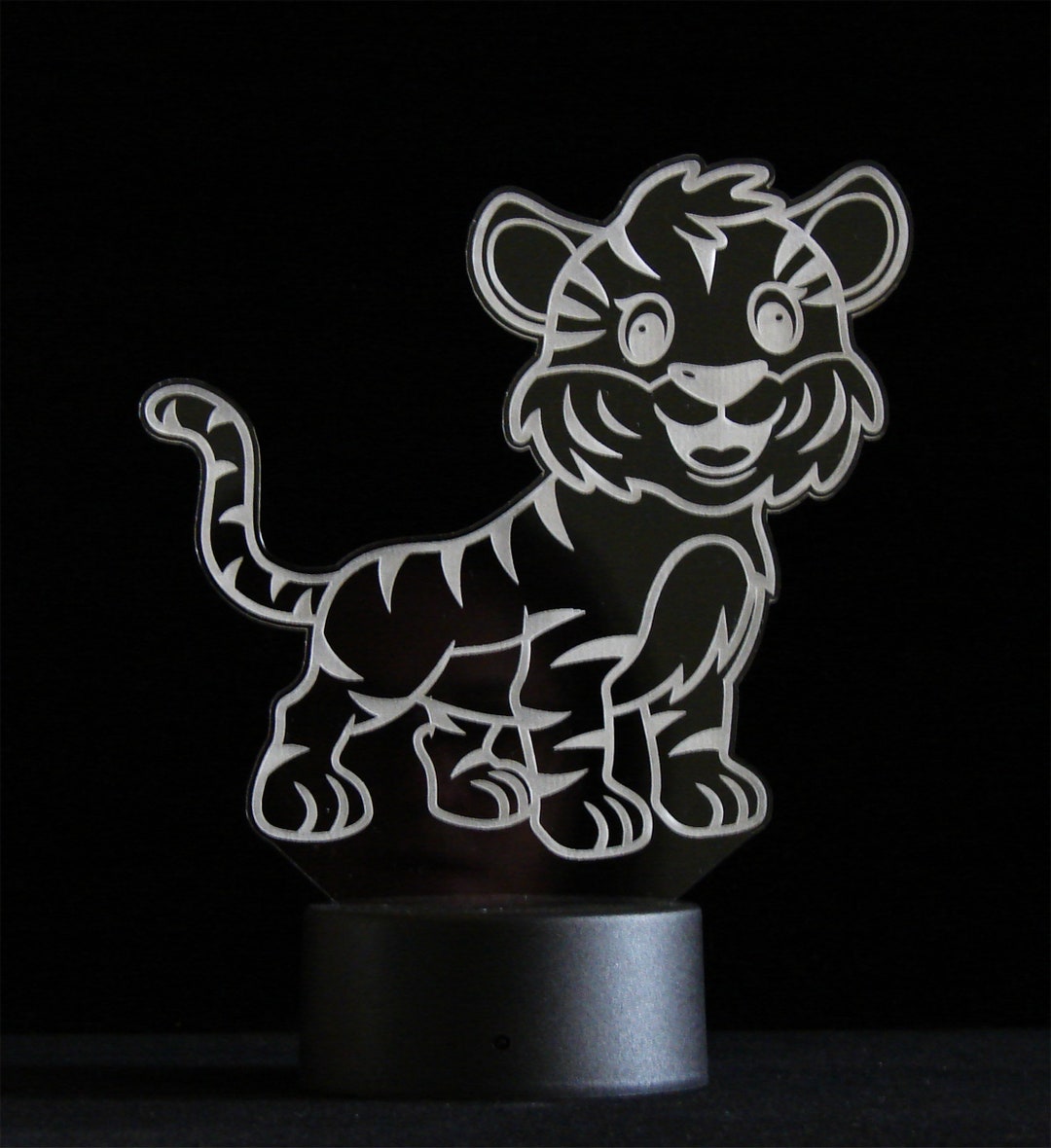 Tiger Cub 3D LED Lamp | Sign | Nightlight, Can Be Personalized ...