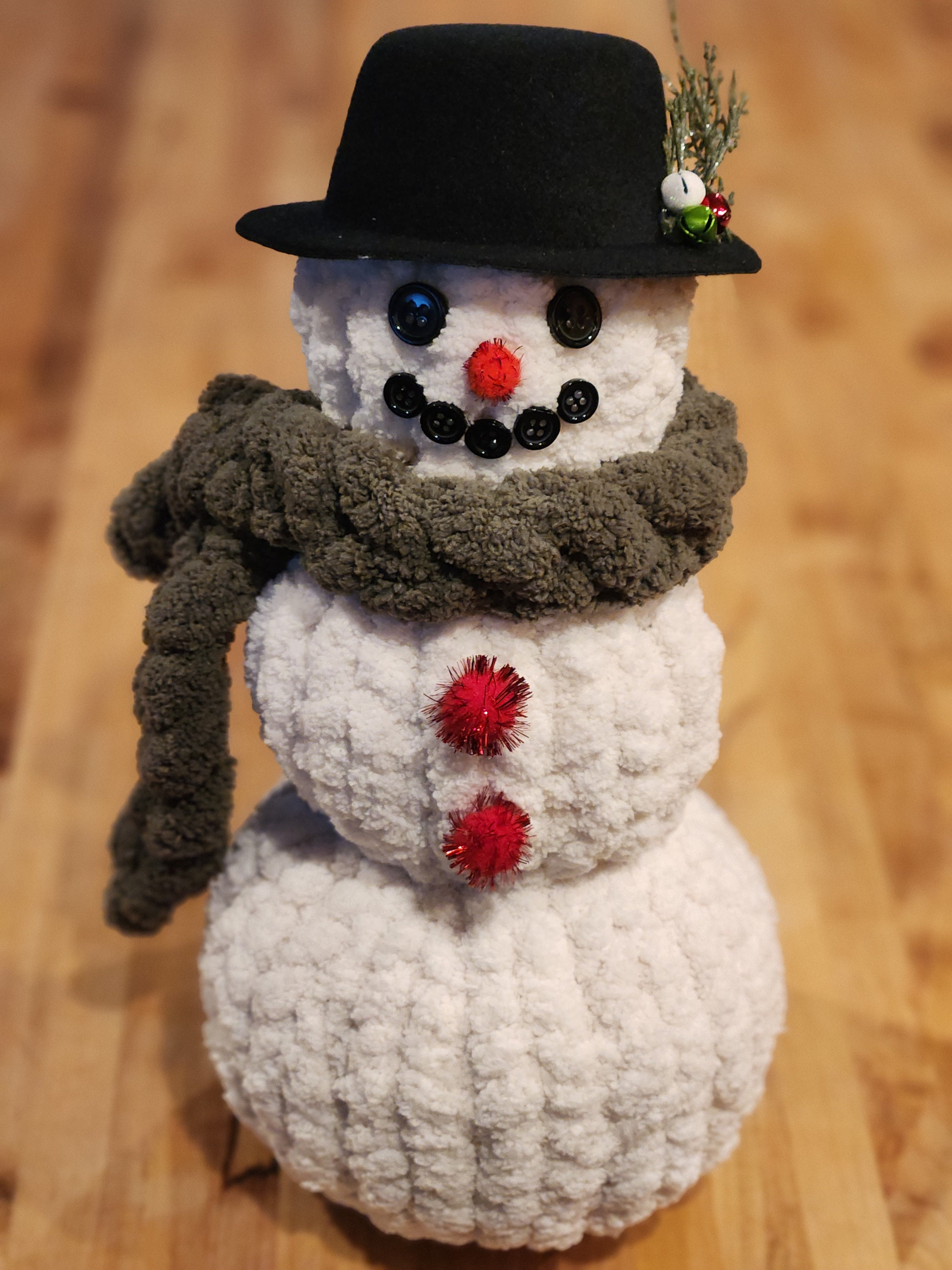Snowman, Stuffie, Plushie, Christmas Decor, Christmas Gift, Handmade ...