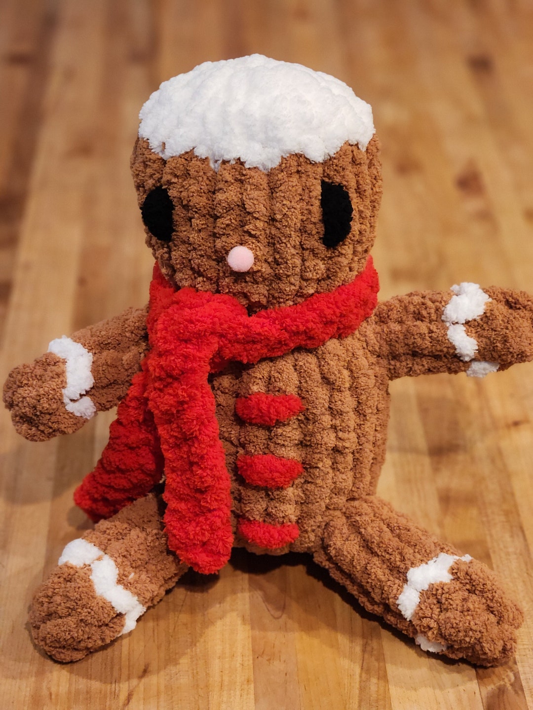 Gingerbread Man, Gingerbread, Stuffie, Plushie, Handmade Gift, Handmade ...