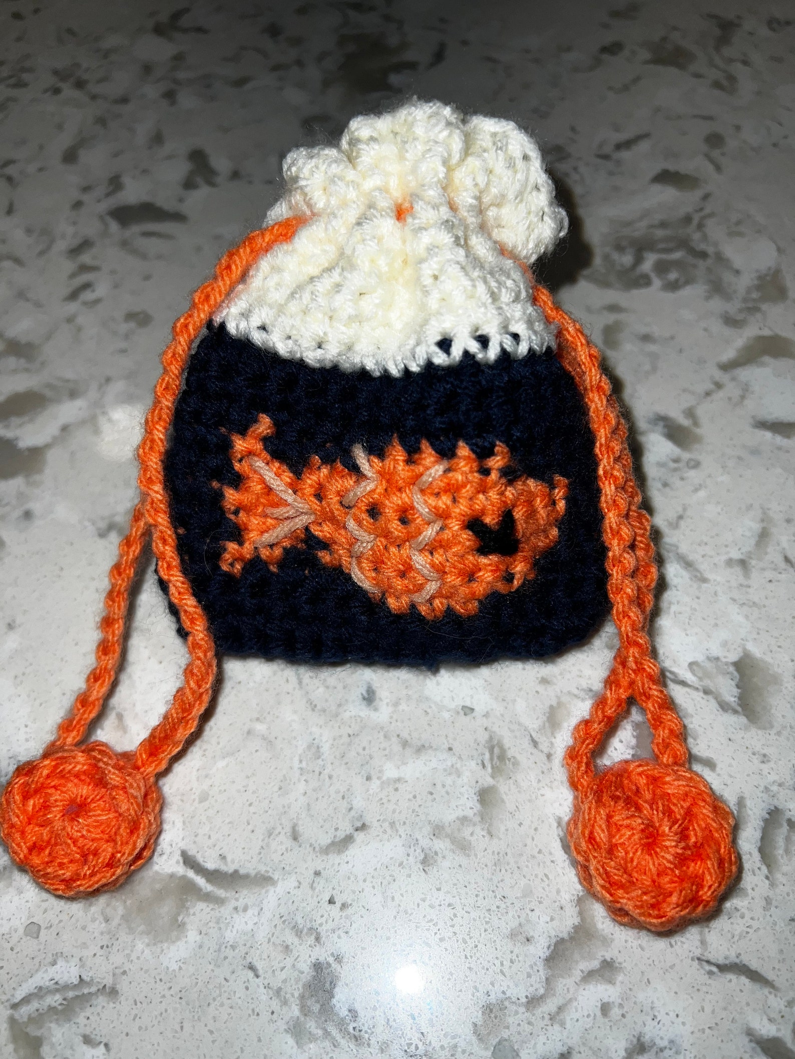 Crochet Goldfish Drawstring Pouch - Etsy