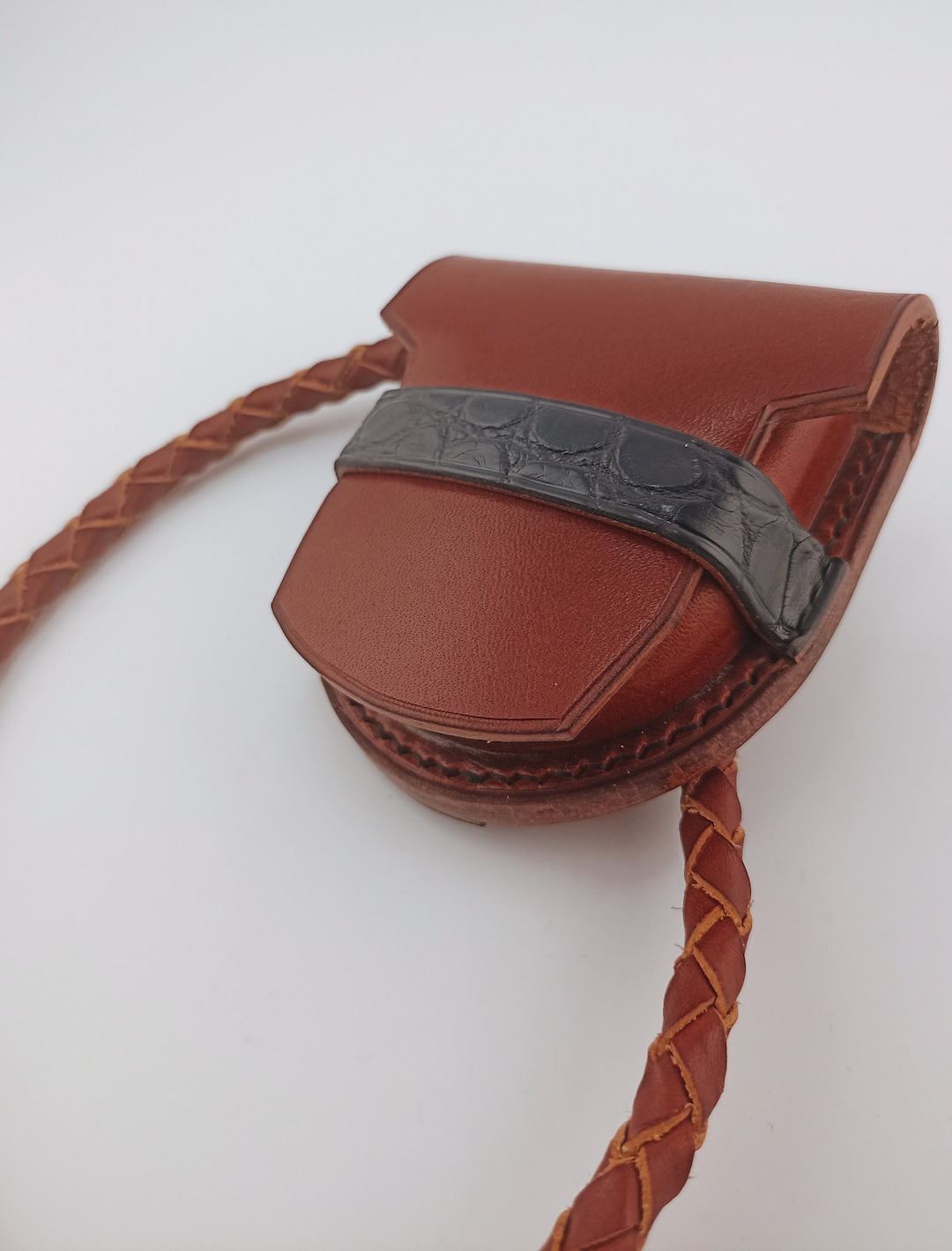 Handmade Leather Pocket Watch Case - Etsy