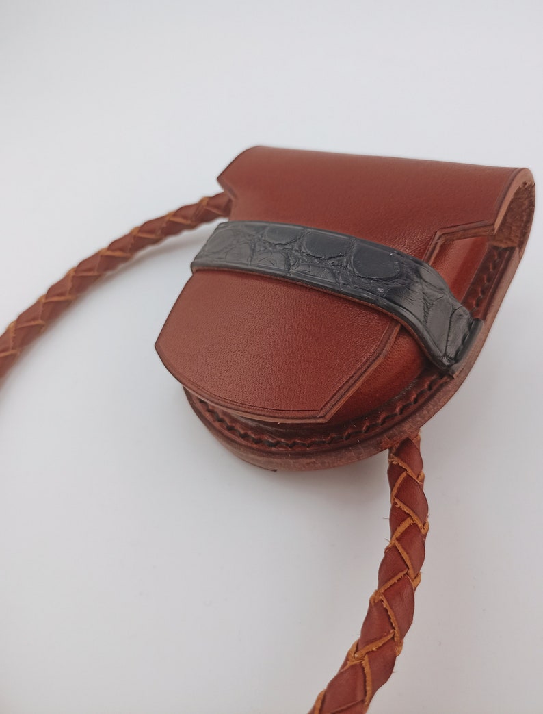 Handmade Leather Pocket Watch Case - Etsy