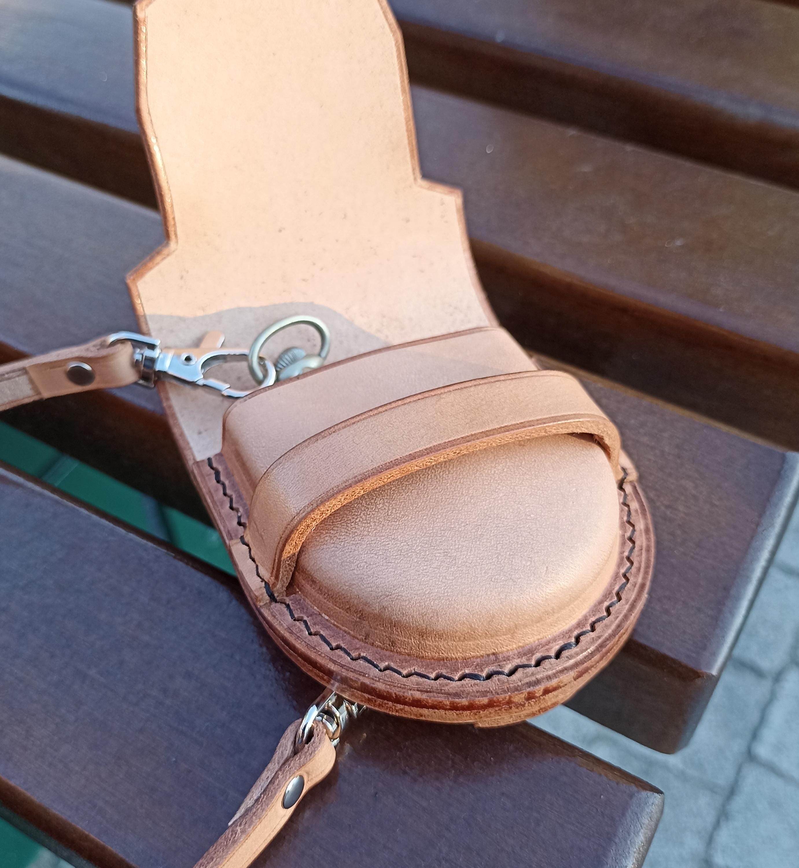 Handmade Leather Pocket Watch Case - Etsy