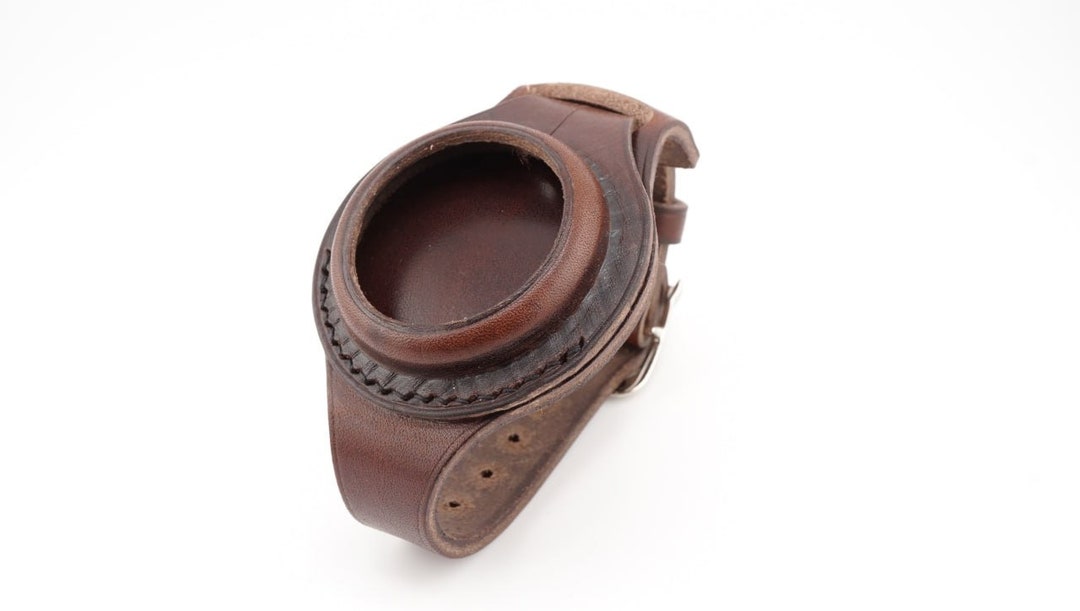 Handmade Leather Pocket Watch Case - Etsy