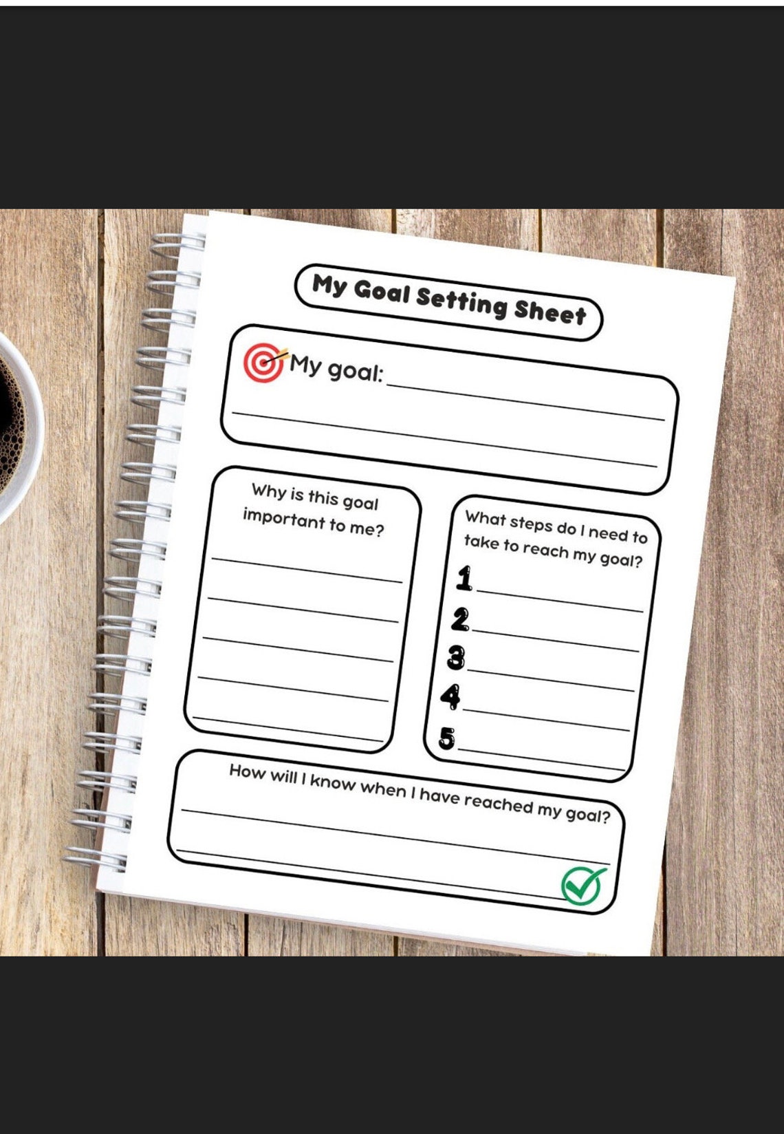 Child Youth Goal Setting, 2024 Goals Tracker, SMART Goal Setting Kit ...