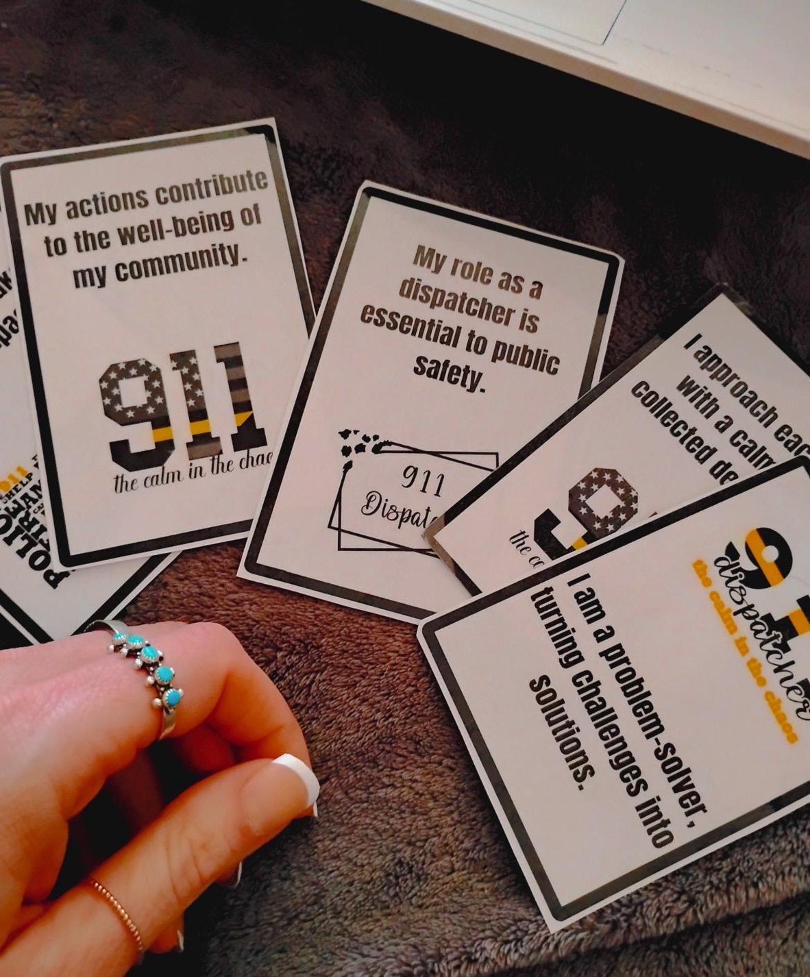 911 Dispatcher Affirmation Cards: Coping & Well-being (PDF Download) - Etsy
