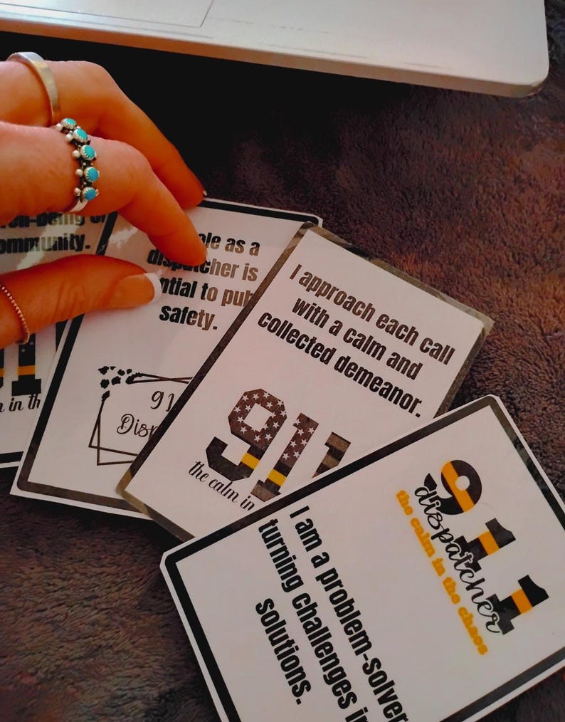911 Dispatcher Affirmation Cards: Coping & Well-being (PDF Download) - Etsy