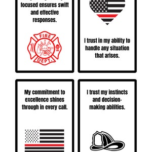 Affirmation Cards for 911 Fire Dispatchers 48, Fire Dispatch, Well ...
