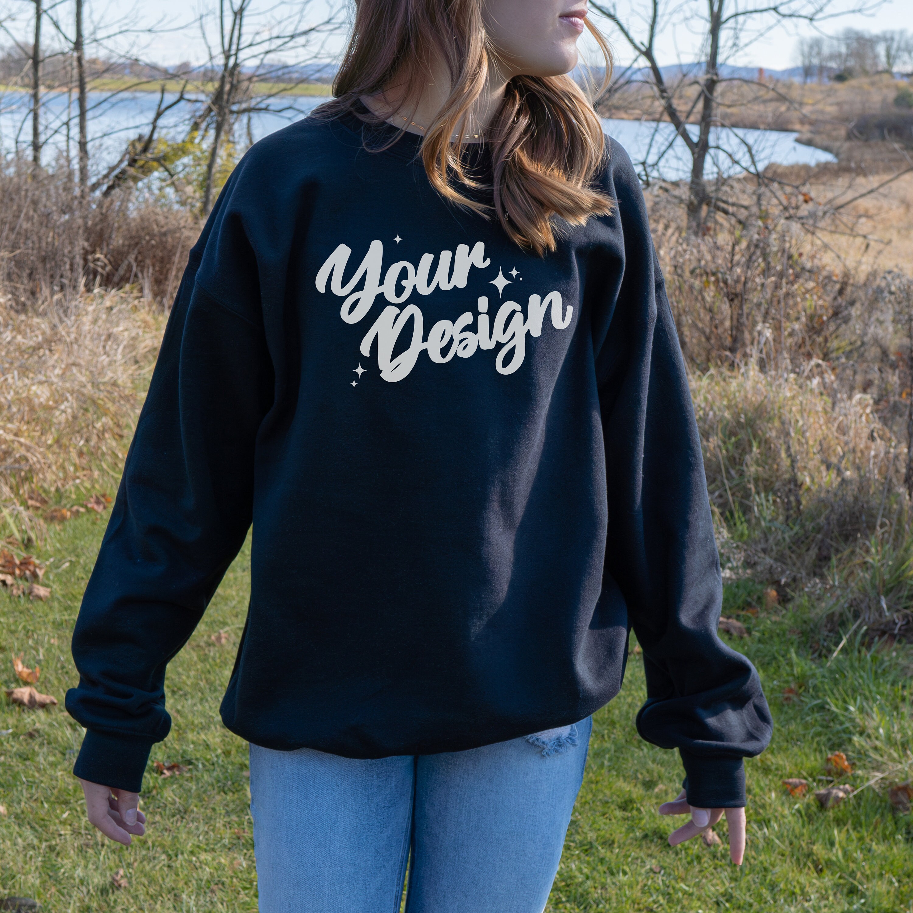 Gildan 18000 Mockup Mockup Models Mockup Images Mockup - Etsy