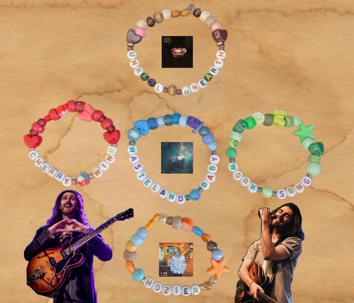 Hozier Bracelet Set | Music Themed Bracelet | Friendship Matching ...