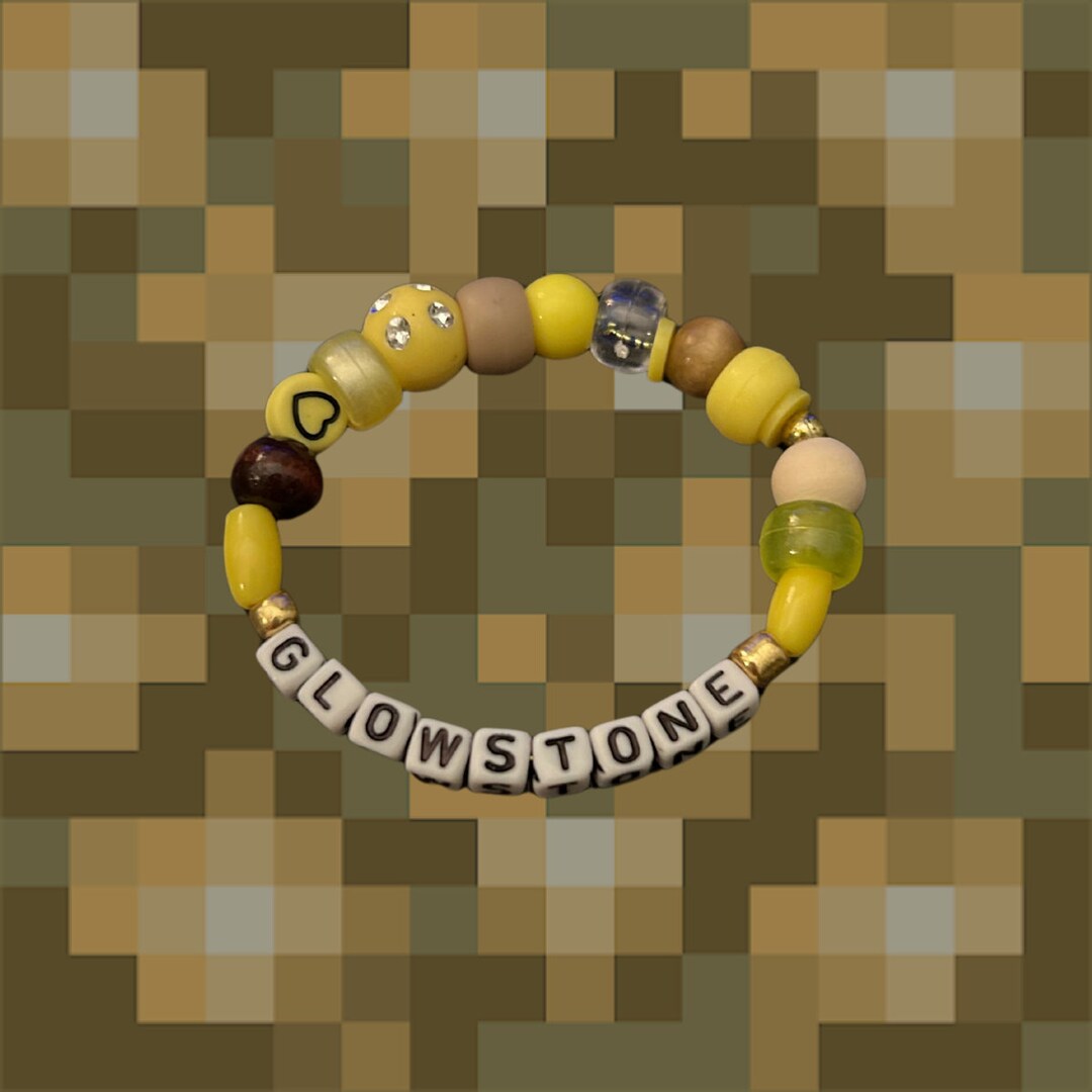 Custom Minecraft Bracelet Make Your Own Themed Jewelry - Etsy