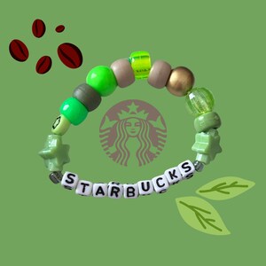 Starbucks Themed Bracelet - Etsy