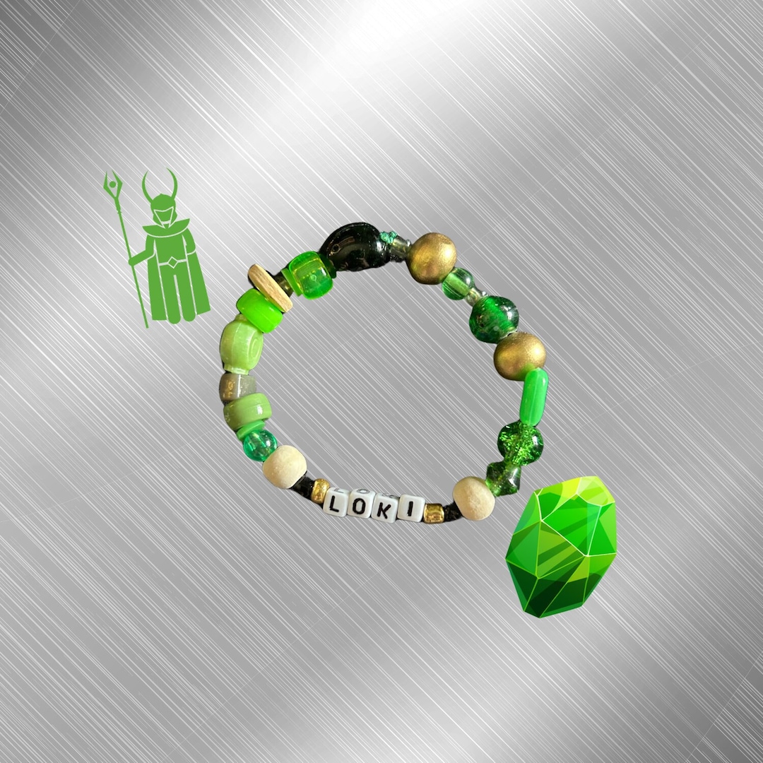 Loki Bracelet | Marvel Themed Bracelet - Etsy
