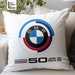 BMW Logo Cushion Cover | Car Cushion | BMW Cushion Cover | Home Décor ...