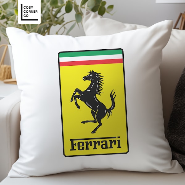 Ferrari Pillow - Etsy