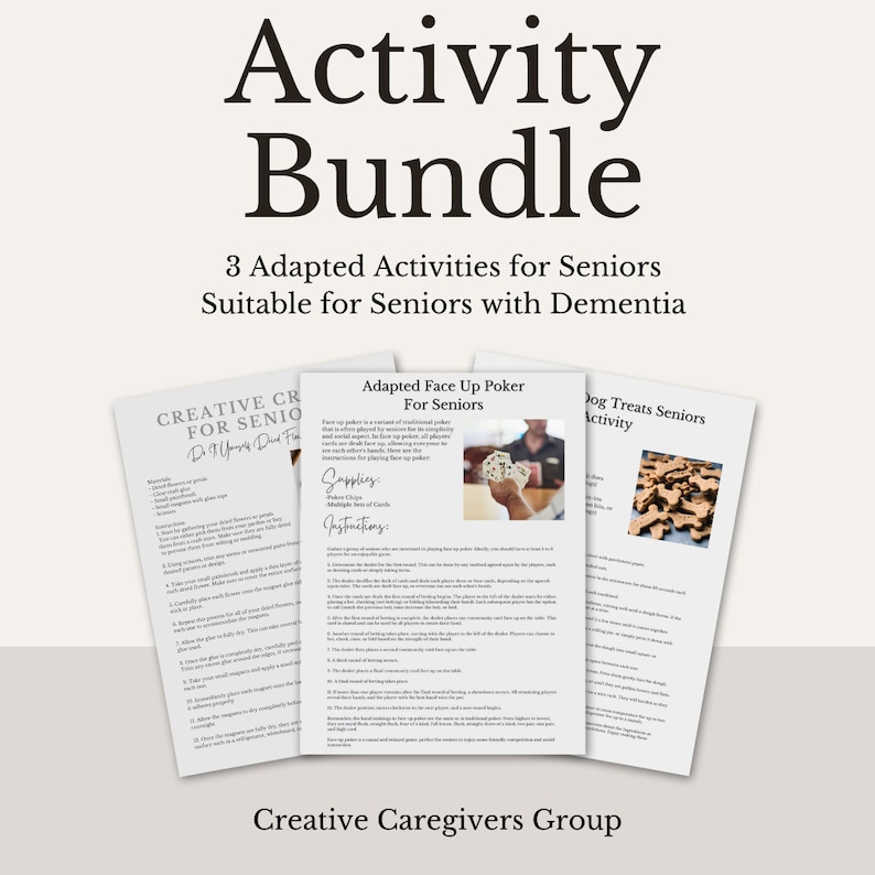 Senior Activities, Dementia Activities, Senior Hobby Activities, Senior ...