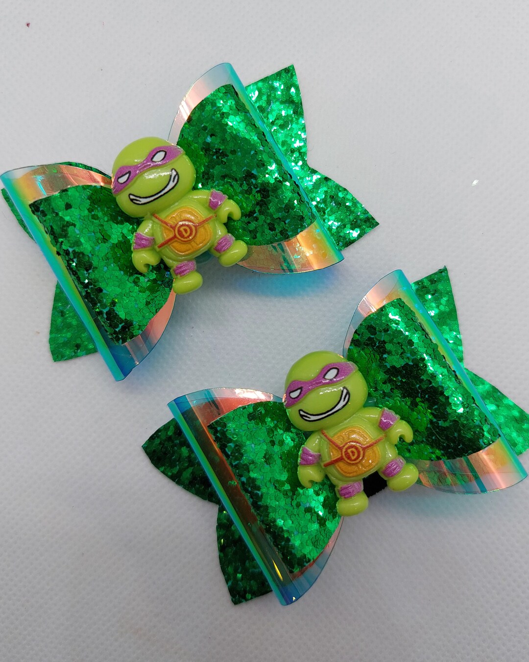 Ninja Turtles Mini Hair Bow Set - Etsy UK