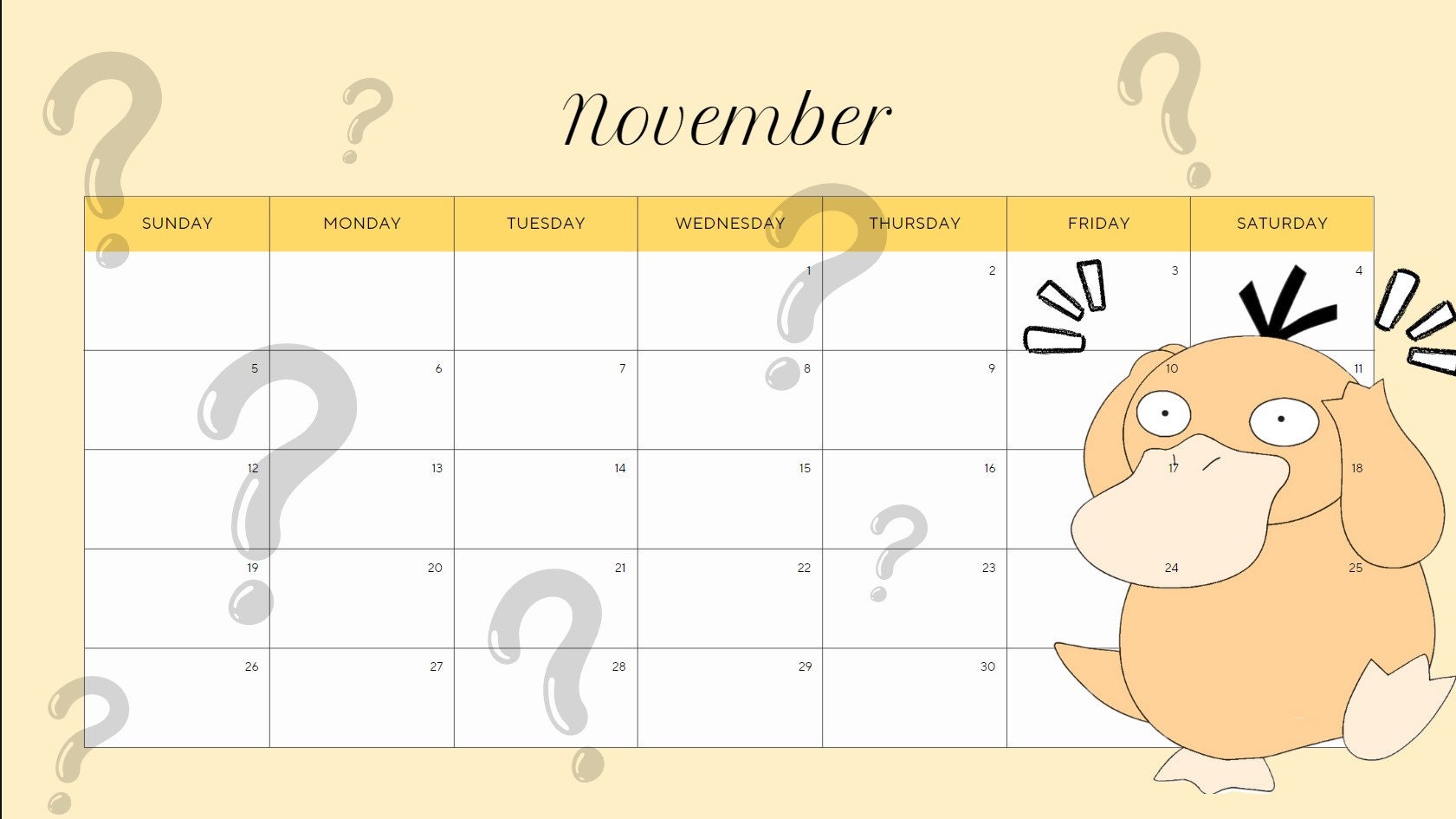 Pokemon 2024 Calendar Digital Edition - Etsy