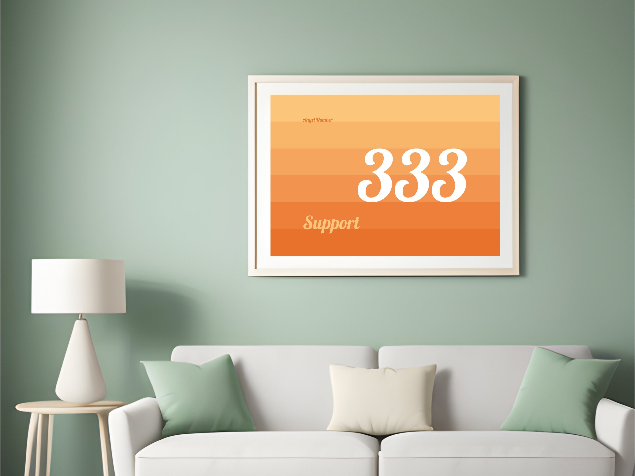 Angel Number 333 Poster Printable Download Angel Number Wall - Etsy